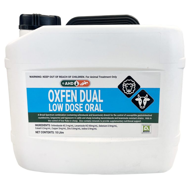 4 Drench New Zealand | Oxfen Dual Low Dose Oral Cattle Drench 10L